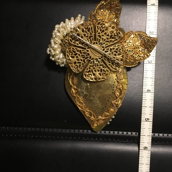 Miriam Haskell | Jewelry | Rare Mirium Haskell Brooch Signed | Poshmark